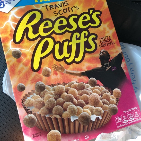Travis Scott | Other | Limited Edition Travis Scott Reeses Puff Cereal ...